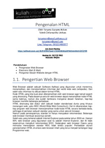 Materi 1 Pengenalan Html - Repository